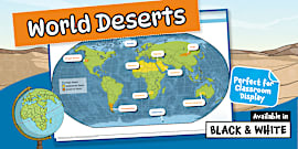 World Deserts Map