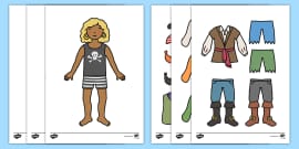 Pirate Cut Outs (teacher made)