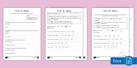 Question Mark, Full Stop or Exclamation Mark? Differentiated