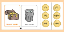 FREE! - Buried Treasure Phonics Game (Phase 3) - Twinkl