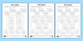 Measure a Line Worksheet / Worksheet (teacher made)
