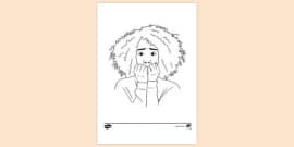 FREE! - Worried Child Colouring Sheet (teacher made)