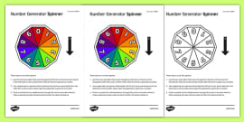 KS1 Number Spinner 0-10 | Maths Resources (teacher made)