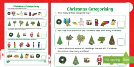 Christmas-Themed Prepositions Worksheet (teacher made)