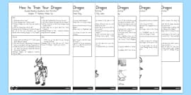 How to Train Your Dragon Editable Bookmarks - Twinkl