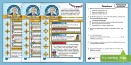 KS1 The Princess of Wales Reading Comprehension Activity