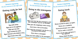 Making Toast Story Sequencing Worksheet / Worksheet