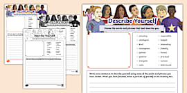 Describe Yourself Worksheet