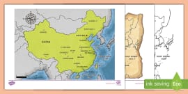 Chinese Landmarks Colouring Pages (teacher made) - Twinkl
