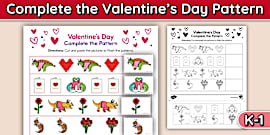 Early Childhood Weather Complete the Pattern Worksheet