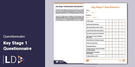 Student Voice Survey Checklist (teacher made)