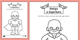 Superhero Word Cards (teacher made) - Twinkl