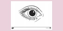 FREE! - Eye Small Pupil Colouring | Colouring Sheets