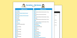 All About Me: My Family Book List | KS1 All About Me Books