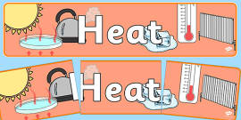 Heat Transfer Display Poster (teacher made)