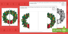Christmas tree template | Festive folding art