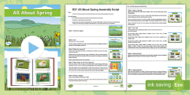 KS1 All about Plants Class Assembly Script (teacher made)