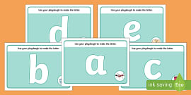 Play-Doh Word Cards (teacher made) - Twinkl
