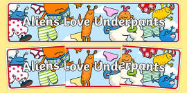 Alien Words Display Banner (teacher made) - Twinkl