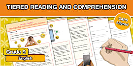 Grade 9 English Home Language Reading and Viewing Comprehension Test (CAPS