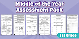 First Grade End of the Year Assessment Pack