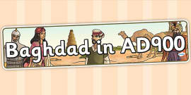 FREE! - Map of Baghdad Colouring Sheet | Colouring Sheets