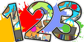 Cog Themed Display Numbers