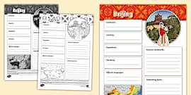KS2 Beijing Fact File (teacher made) - Twinkl