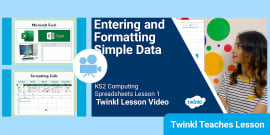 Computing Excel Spreadsheets Lesson Plans | Year 6 Unit Pack