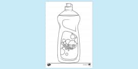 FREE! - Spray Bottle Colouring Sheet | Colouring Sheets
