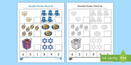 Hanukkah Count and Graph Activity (Teacher-Made) - Twinkl