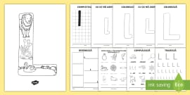Consolidarea literei C - Broșură cu activități - Twinkl