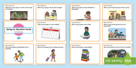 ESL Travel Conversation Cards (teacher made) - Twinkl