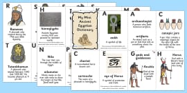 Ancient Egypt Vocabulary - KS2 - Word Card Resource