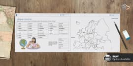 Name the European Country Activity (teacher made)