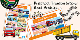 Preschool- Transportation: Transport Sorting Activity