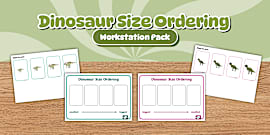👉 Dinosaur Sorting Activity