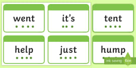 Lingo Phonics Stage 3 Cards - Sound Button Word Cards