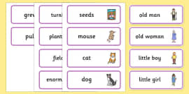 FREE! - Enormous Turnip Page Borders (teacher made)