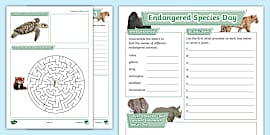 All About Endangered Species PowerPoint - Twinkl - KS1