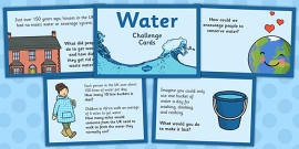 Water Fact Cards for Classroom or Home use (teacher made)