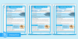World Water Day Reading Comprehension - UKS2 (teacher made)