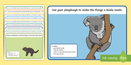 Australian Animal Playdough Mats | EYLF Resources