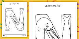 Poster della lettera P da colorare (teacher made) - Twinkl