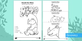 Ronald the Rhino Acrostic Poem