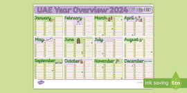 UAE Today's Date Display Pack Arabic/English (teacher made)