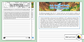 National Parks Research Activity Booklet | Twinkl USA
