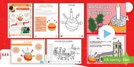 Christingle Symbols A4 Display Poster (teacher made)