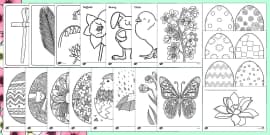Baby Animals Born in Spring Colouring Pack (teacher made)