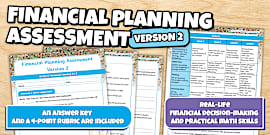 Grade 8 Financial Mathematics Assessment - Version 2